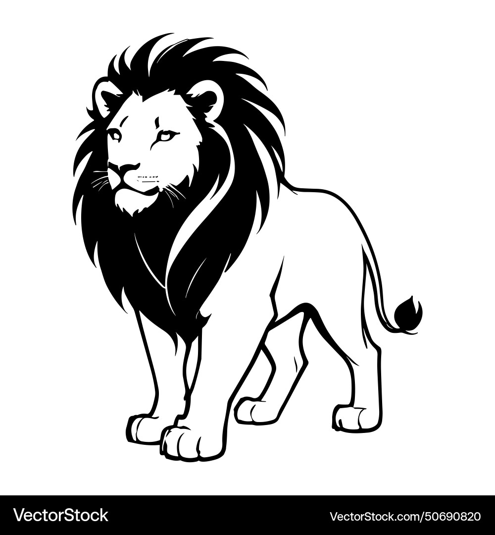 Lion icon animal logo Royalty Free Vector Image