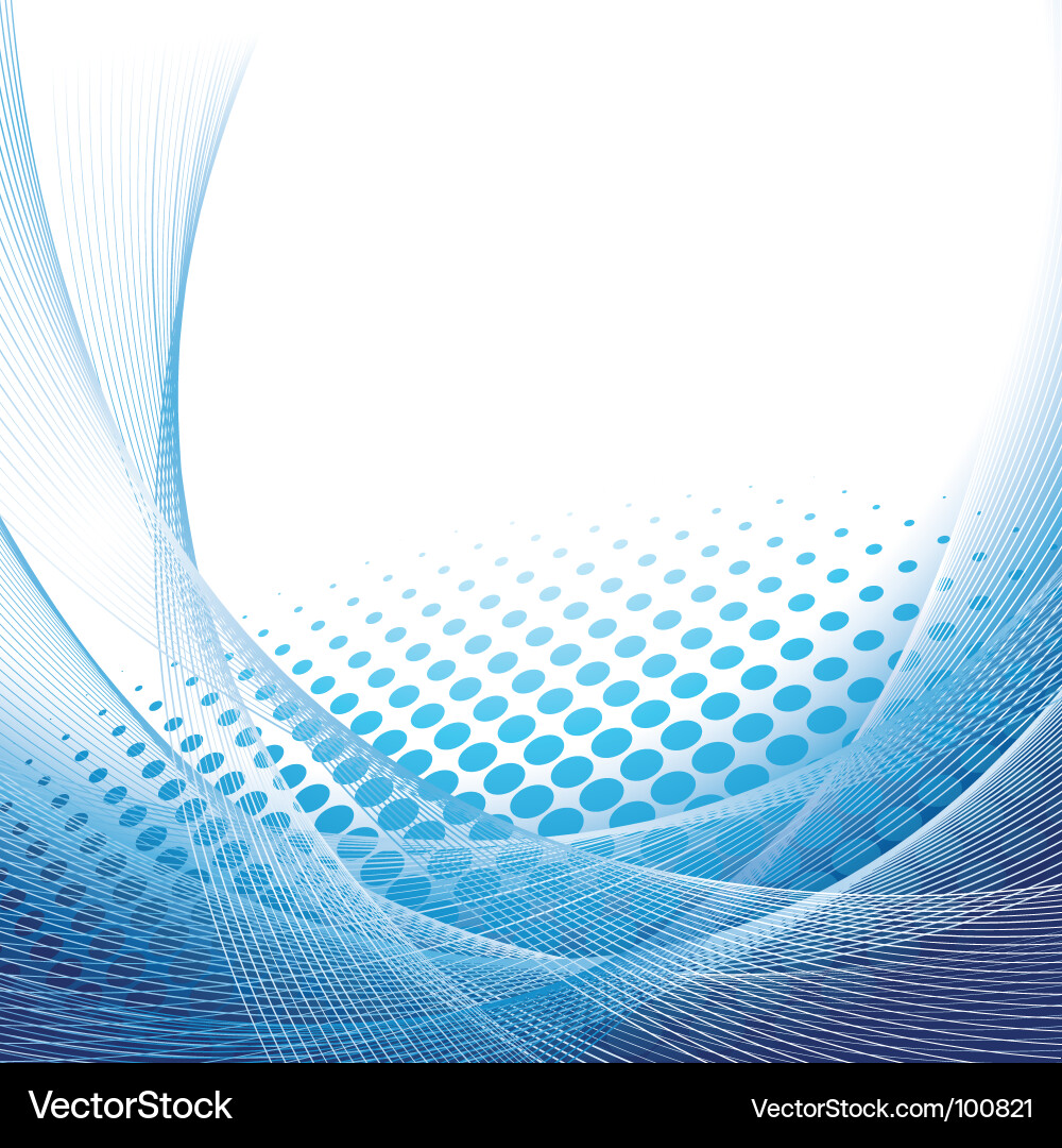 Dynamic Business Waves Royalty Free Vector Image