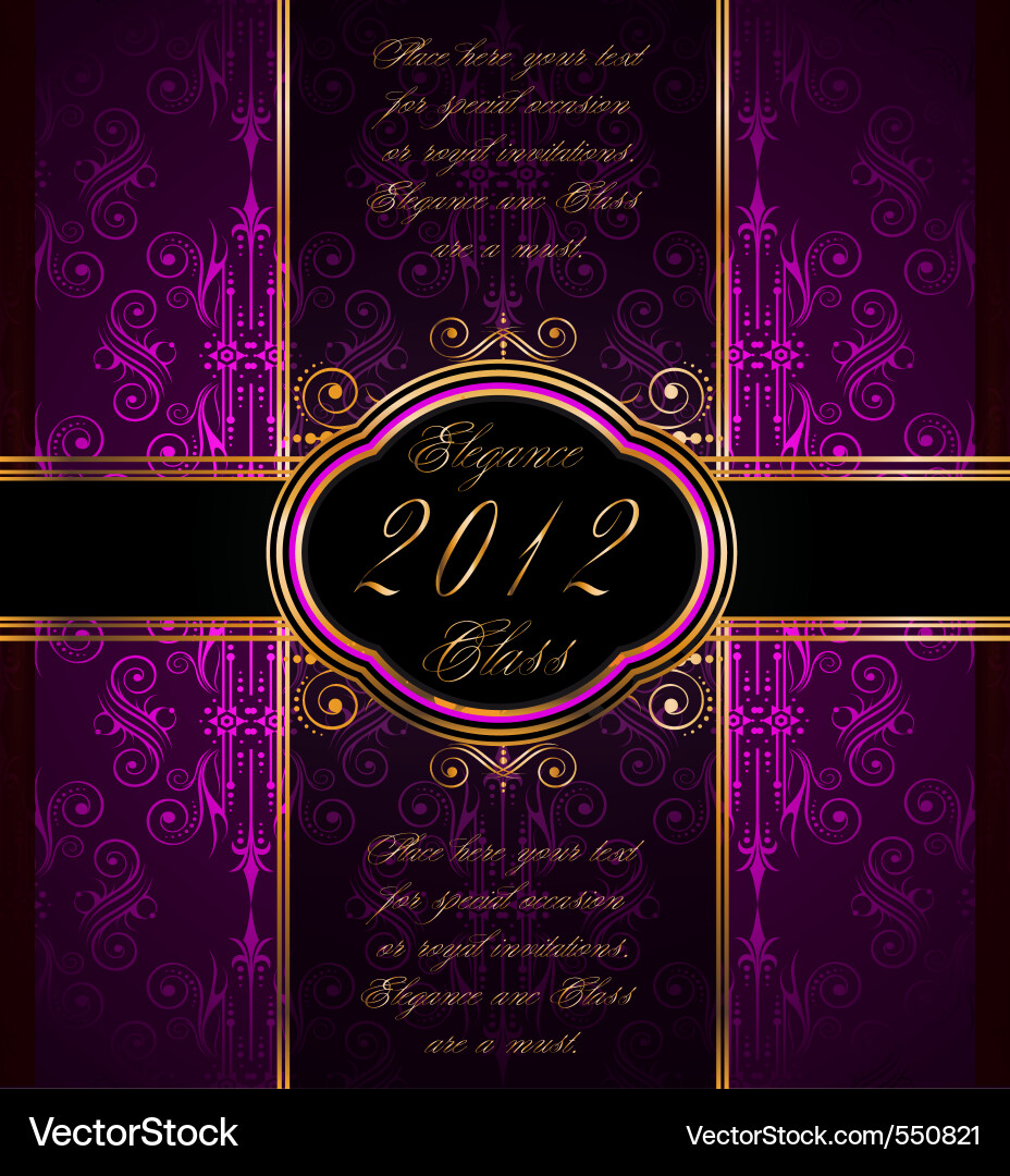 Elegant card Royalty Free Vector Image - VectorStock