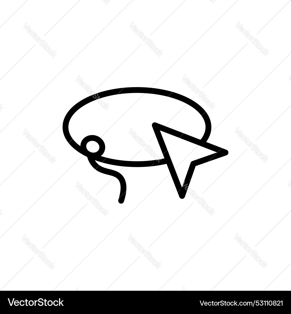 Lasso tool icon Royalty Free Vector Image - VectorStock