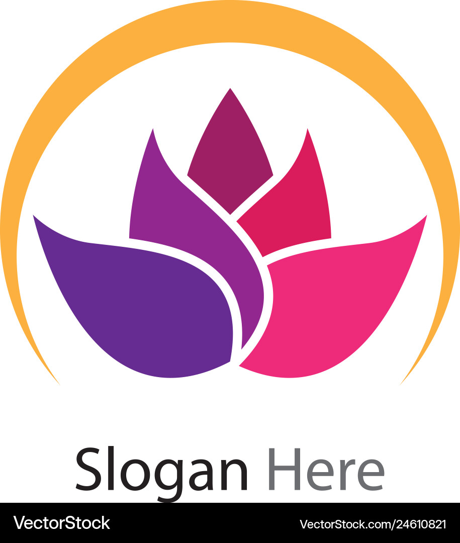 Lotus symbol Royalty Free Vector Image - VectorStock