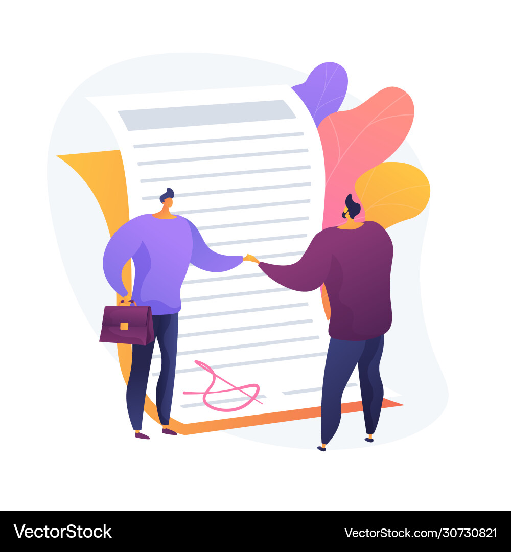Work Contract Vector Images (over 35,000)