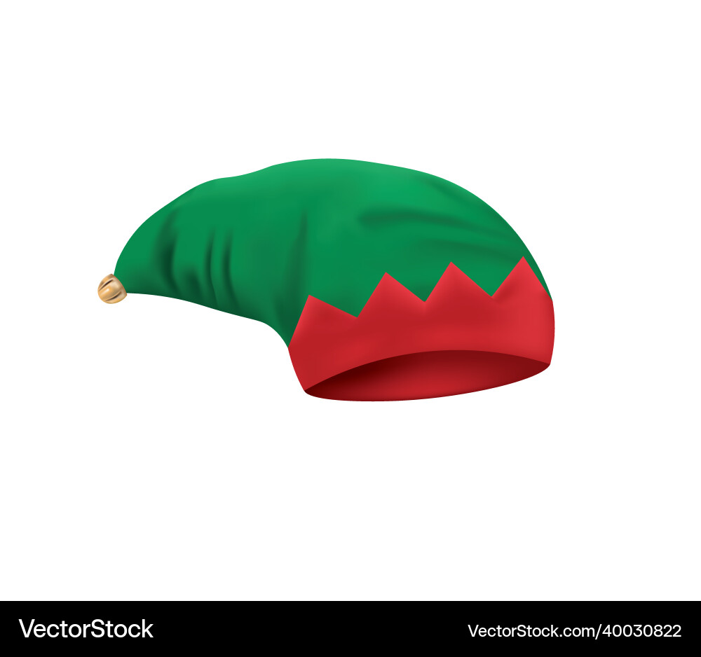 Colorful elf cap Royalty Free Vector Image - VectorStock