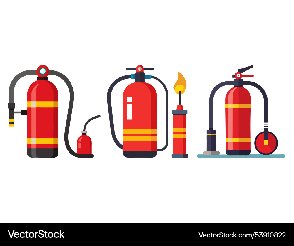 Fire extinguisher Royalty Free Vector Image - VectorStock