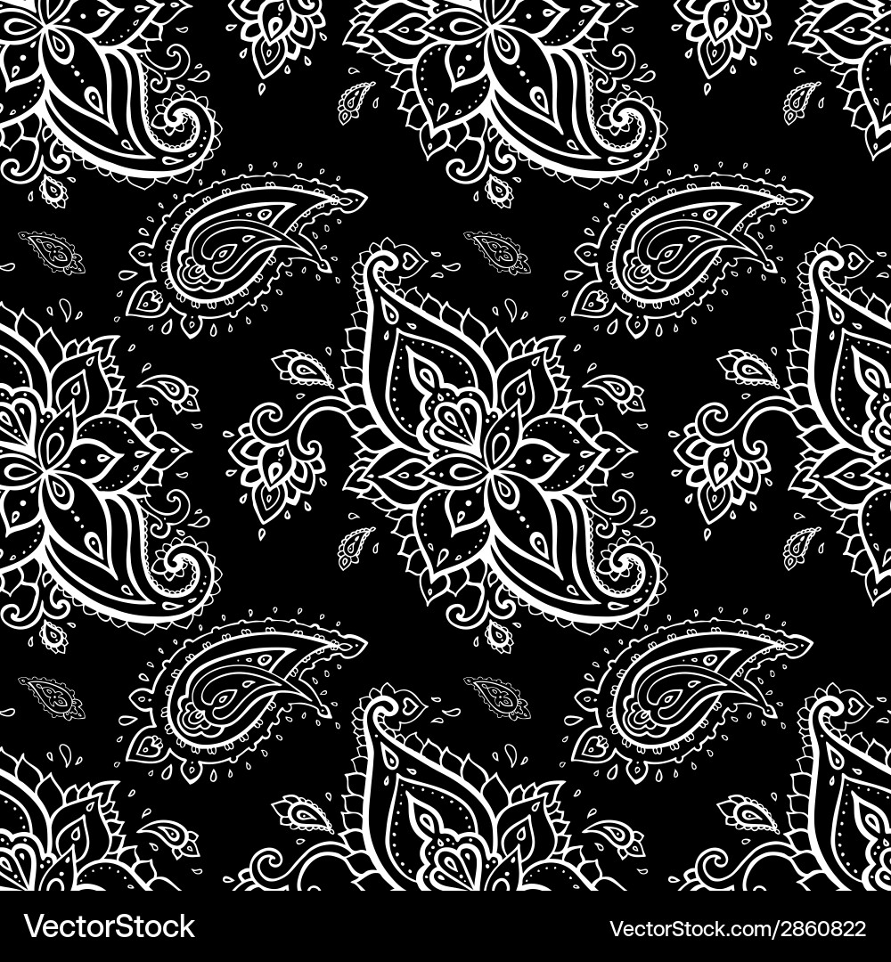 Seamless Paisley Pattern Royalty Free Vector Image