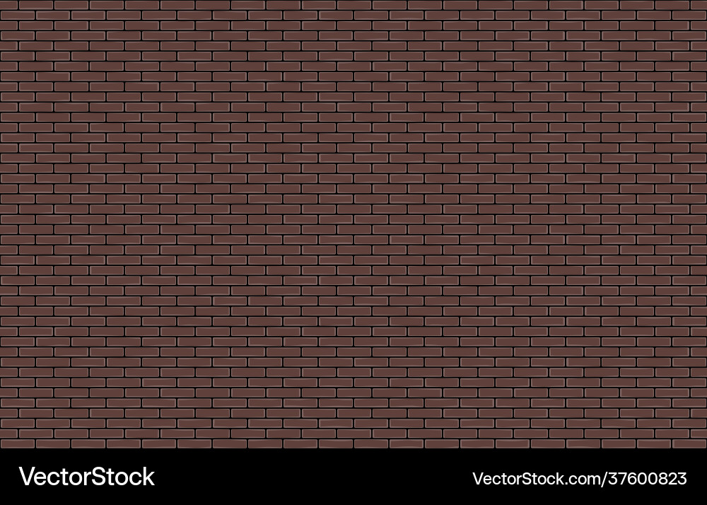 Brown brick wall texture Royalty Free Vector Image