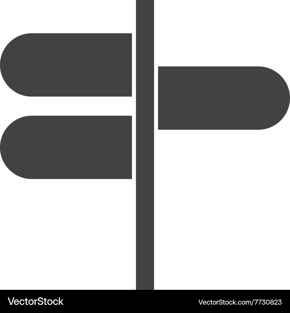 Street Sign Icon Royalty Free Vector Image - VectorStock