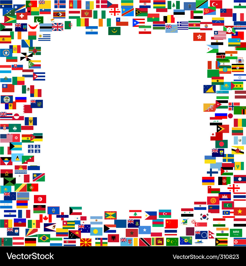 World Flags Collection Royalty Free Vector Image