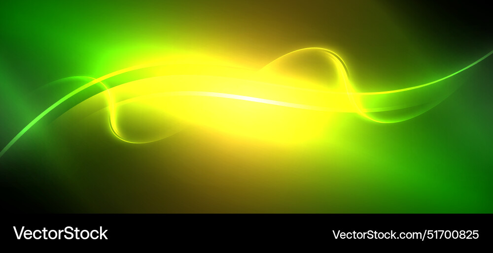 Neon glowing circle rays light round lines Vector Image