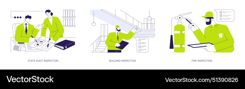 Business inspections abstract concept Royalty Free Vector