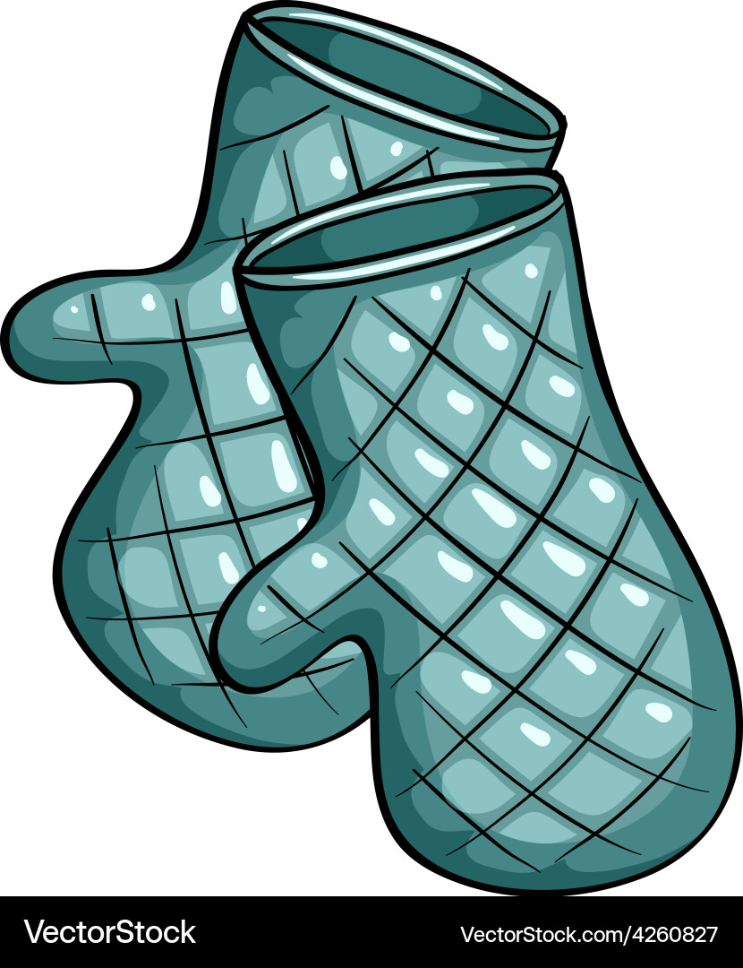 Kitchen gloves Royalty Free Vector Image - VectorStock