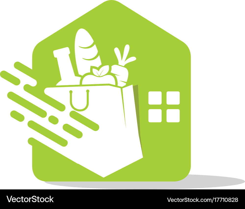 Food delivery Royalty Free Vector Image - VectorStock