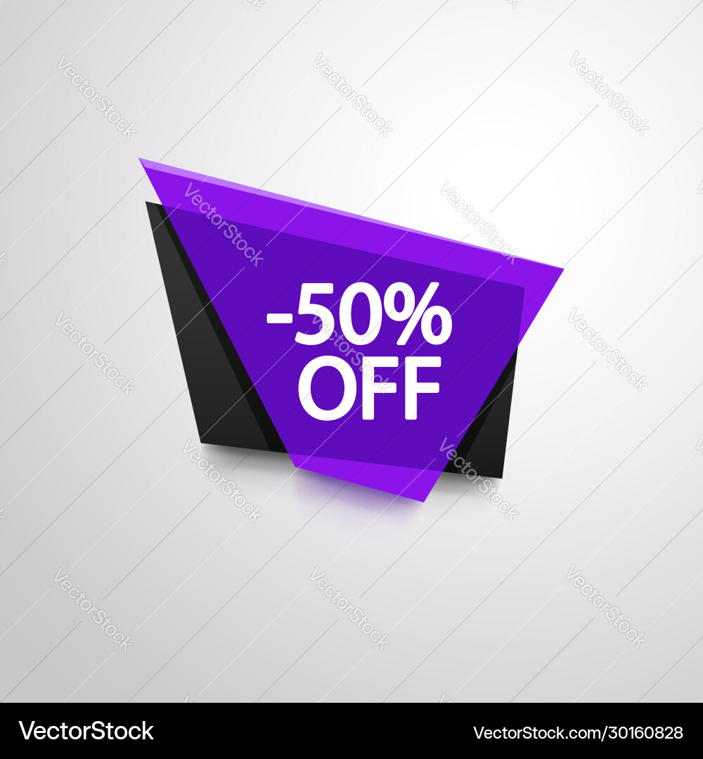Violet ads banner Royalty Free Vector Image - VectorStock