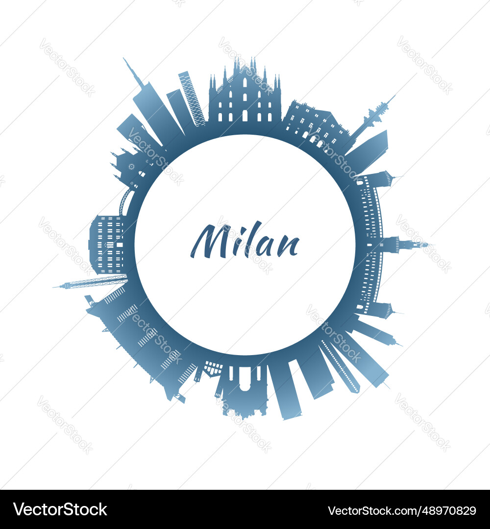 Milan Skyline Vector Images (over 490)