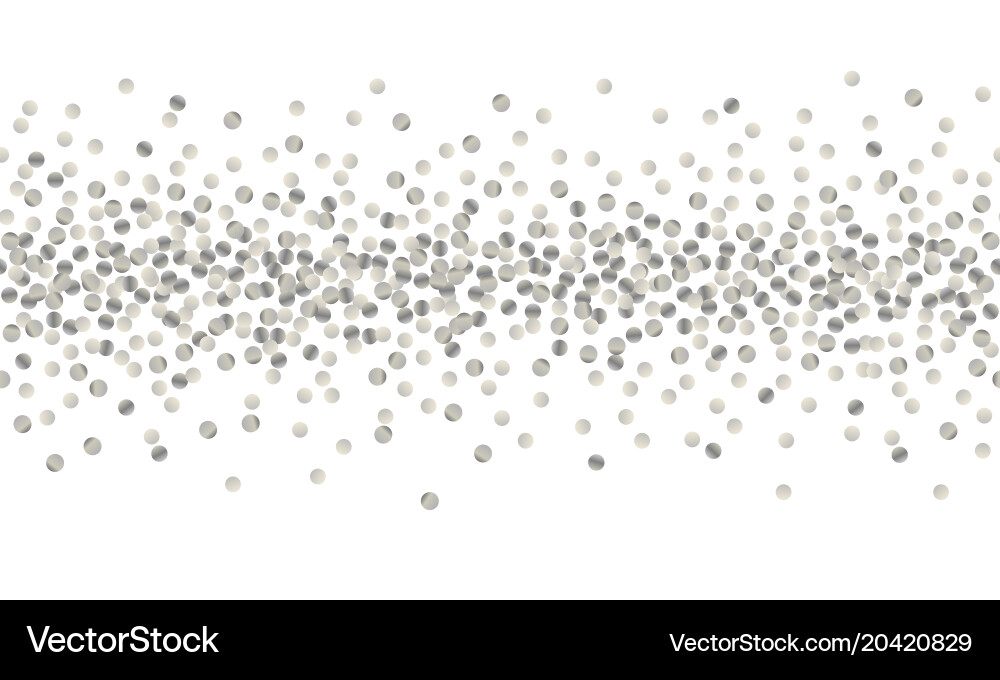 Silver Dot Pattern Royalty Free Vector Image - VectorStock
