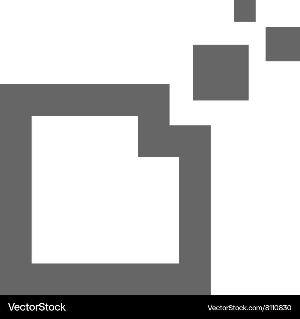 Digital-cube Royalty Free Vector Image - VectorStock