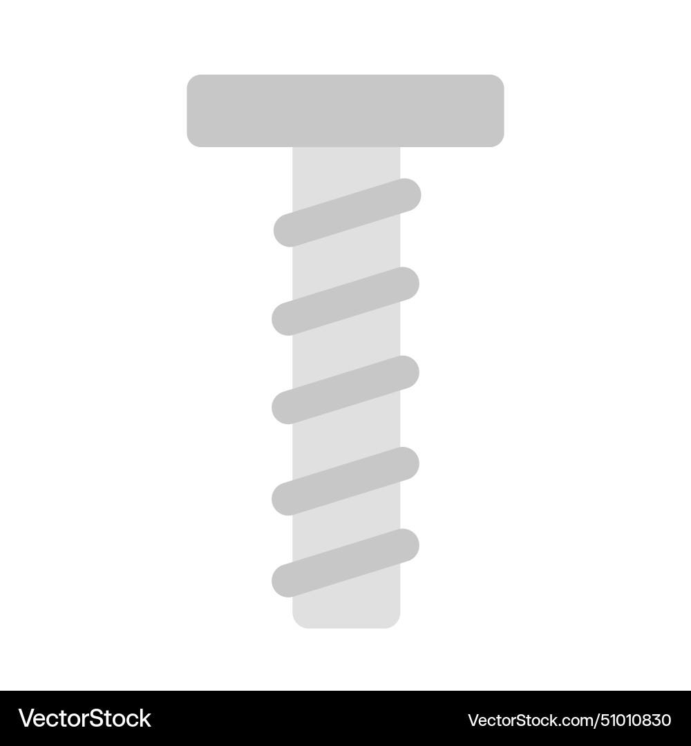 Electricity bolt screw Royalty Free Vector Image