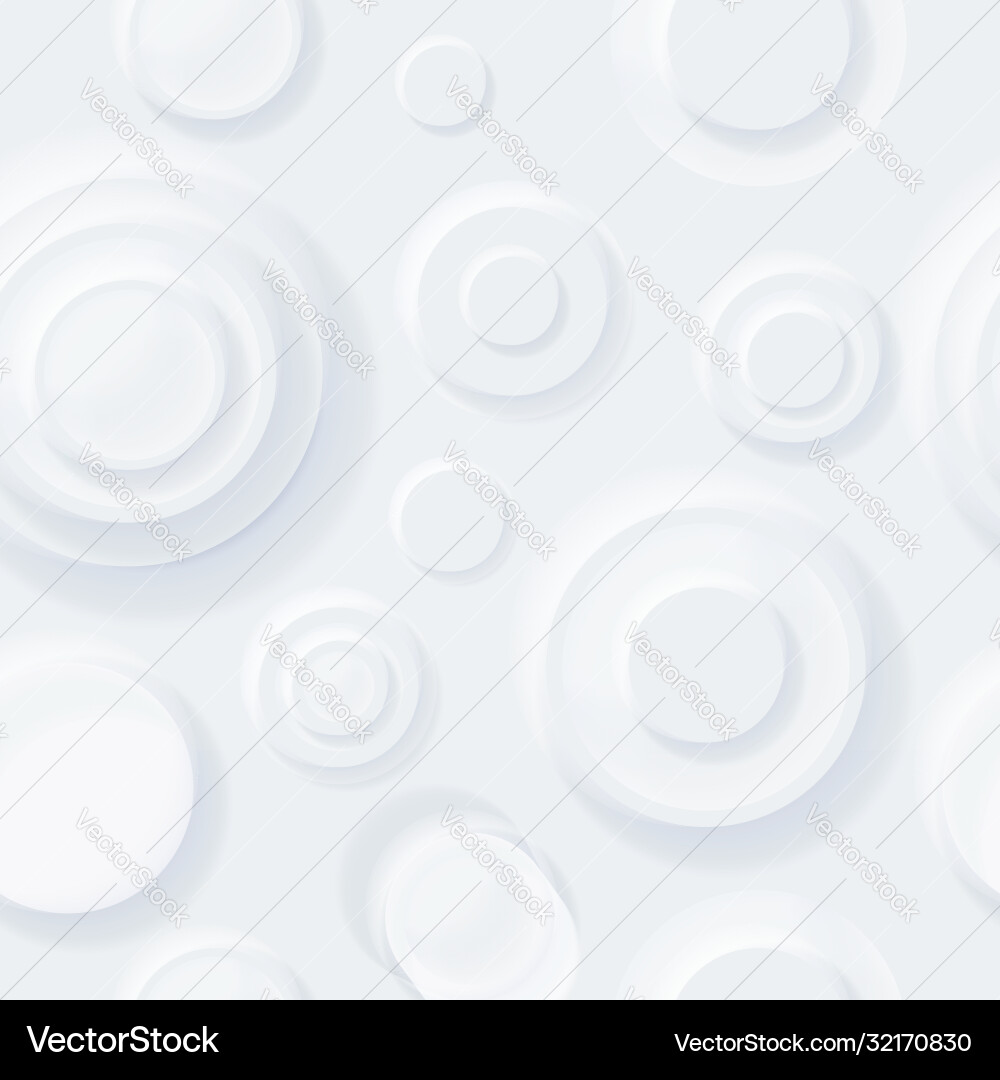 Neumorphic Pattern - Soft Circles Royalty Free Vector Image