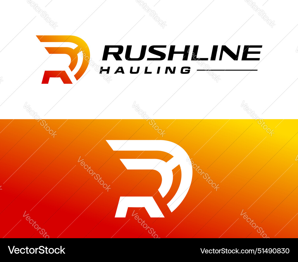 Rh logo Royalty Free Vector Image - VectorStock
