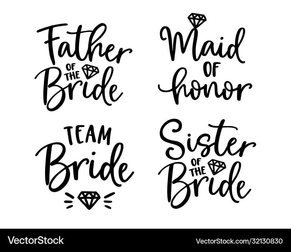 Groom Calligraphy Lettering Vector Images (over 640)