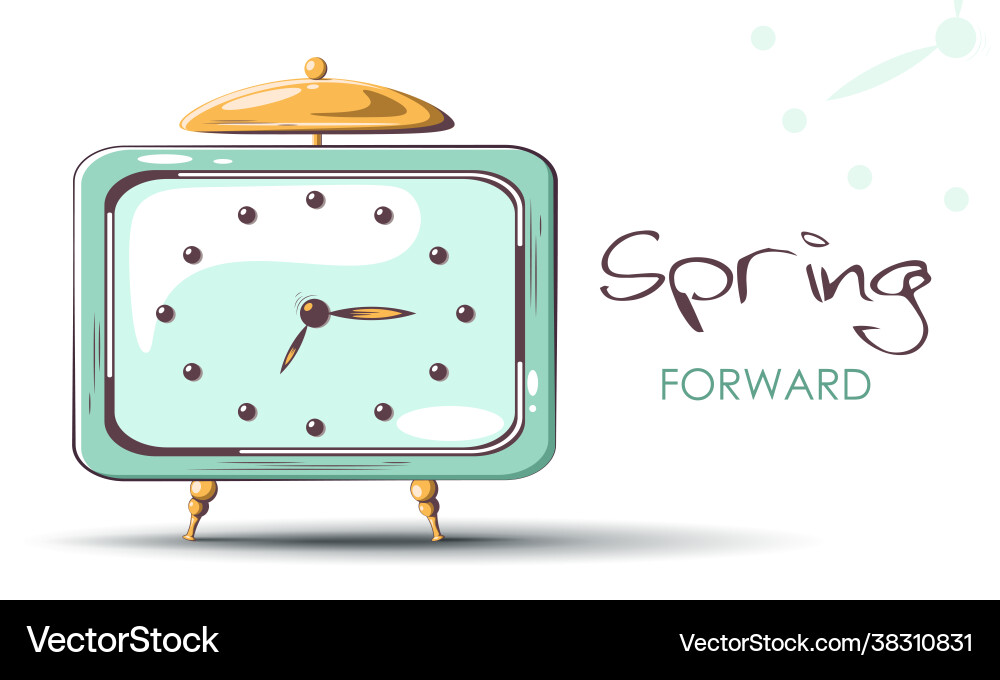 Daylight saving time Royalty Free Vector Image