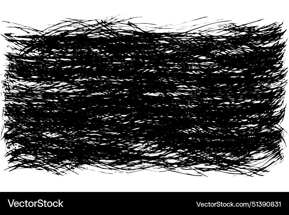 Scribble grunge texture square abstract Royalty Free Vector