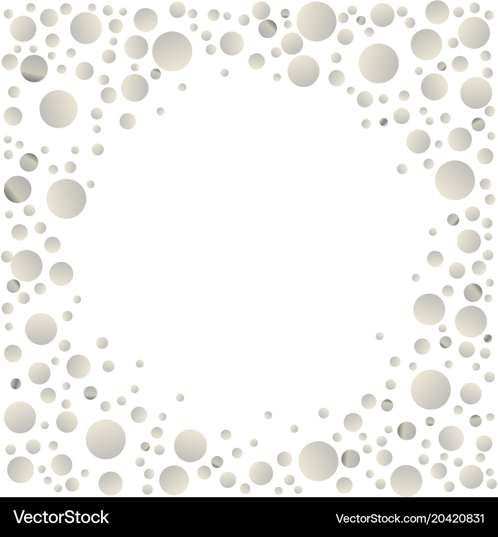 Silver dots Royalty Free Vector Image - VectorStock