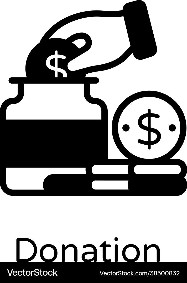 Donation Royalty Free Vector Image - VectorStock