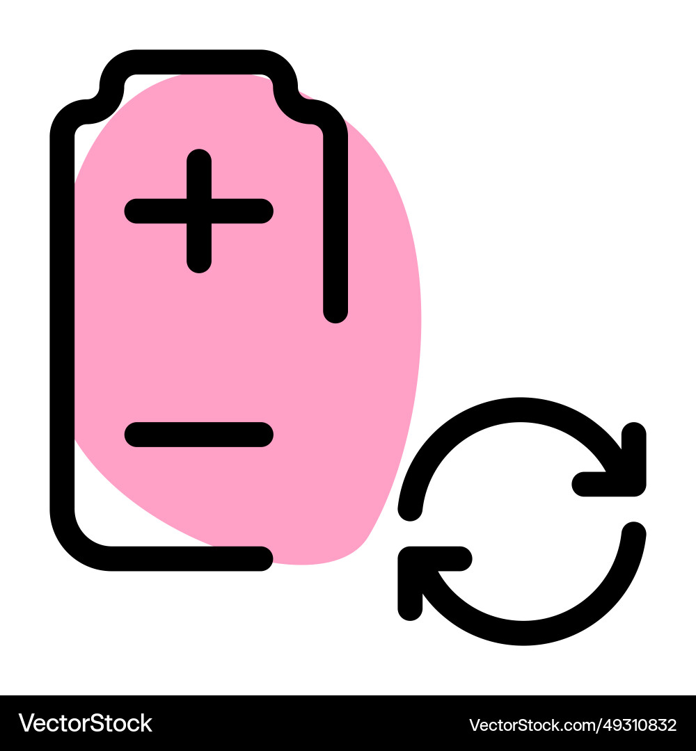 Restoring battery capacity and performance Vector Image