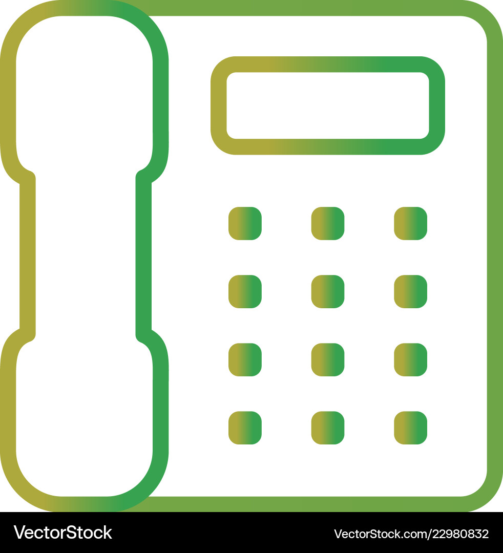 Telefon Icon Lizenzfreies Vektorbild - VectorStock
