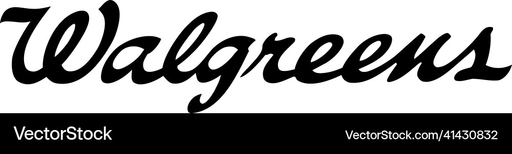 Walgreens logo Royalty Free Vector Image - VectorStock