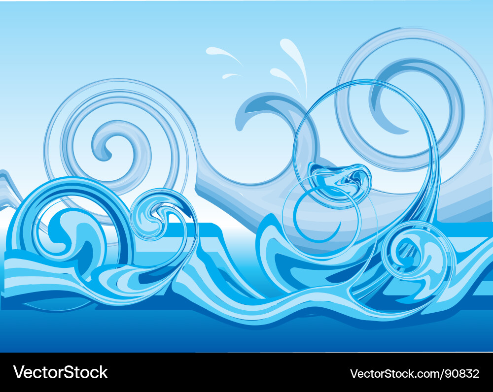 Waves Royalty Free Vector Image - VectorStock