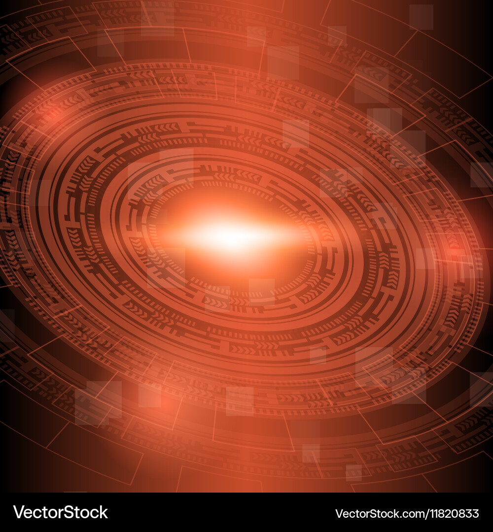 Abstract dark red technology background Royalty Free Vector