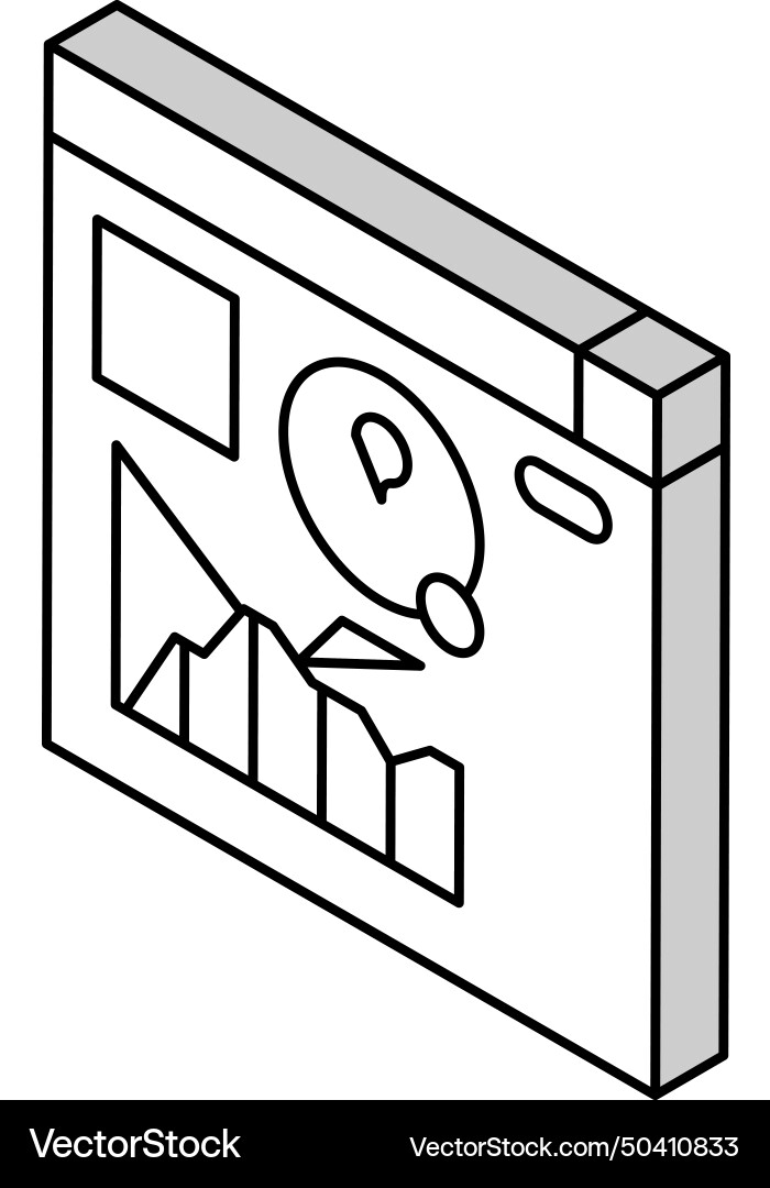 Demand forecasting logistic manager isometric icon