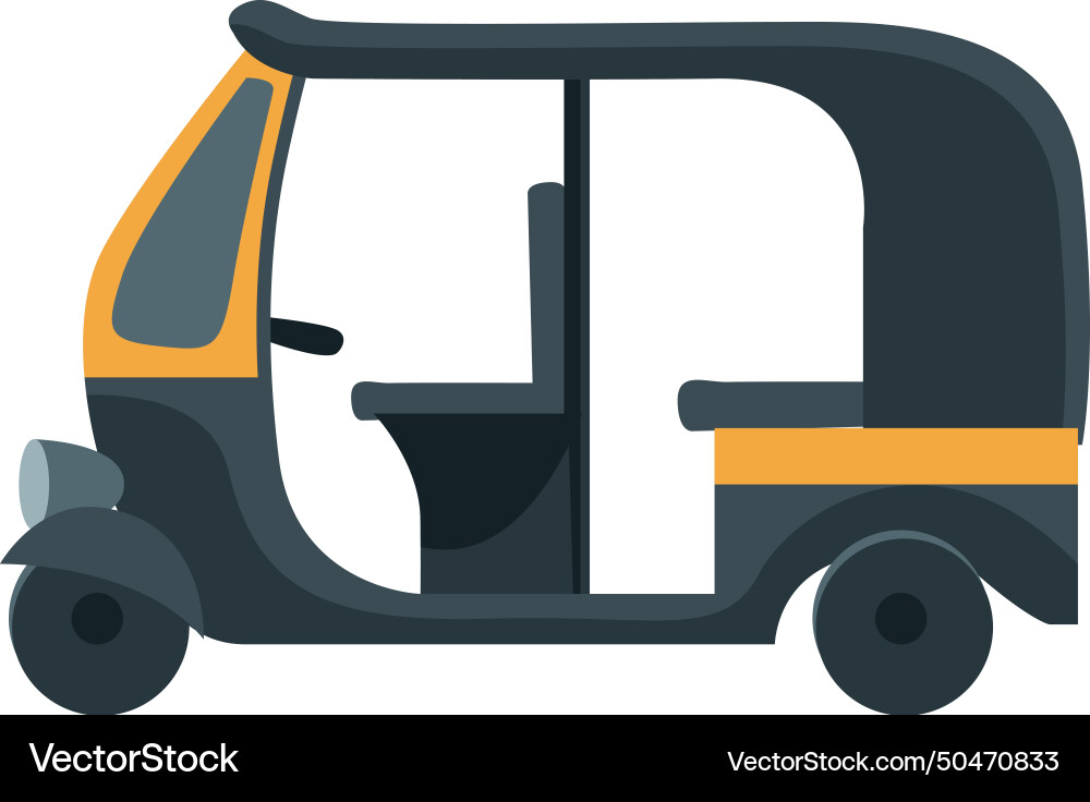 Mumbai auto rickshaw Royalty Free Vector Image