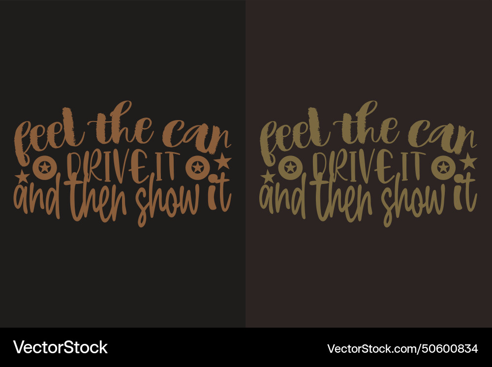 Feel the car drive Royalty Free Vector Image - VectorStock