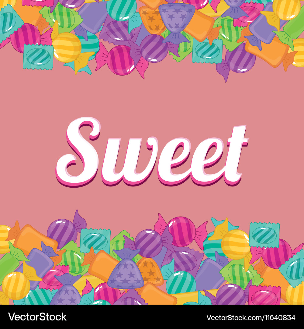 Sweet candy shop Royalty Free Vector Image - VectorStock