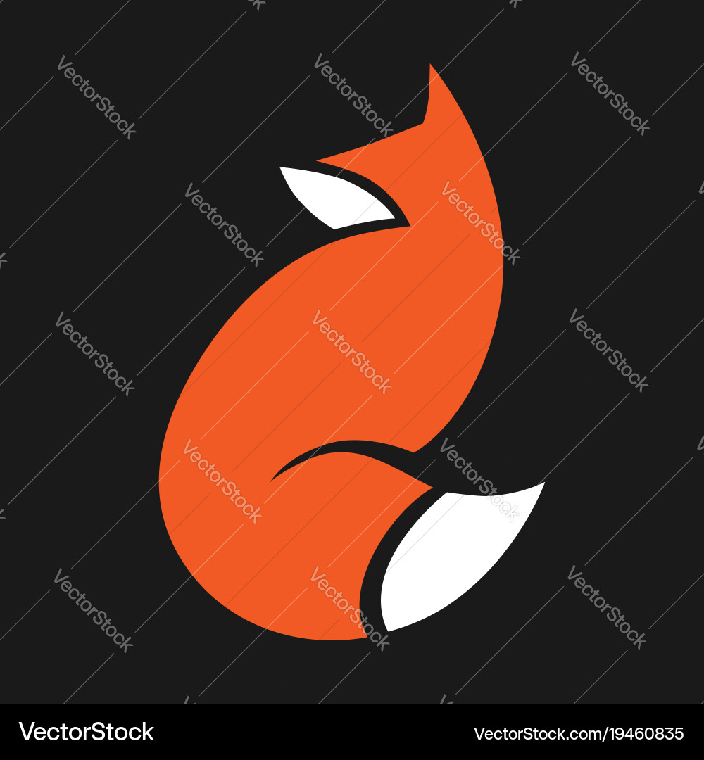 Fox Icon Symbol Royalty Free Vector Image - VectorStock