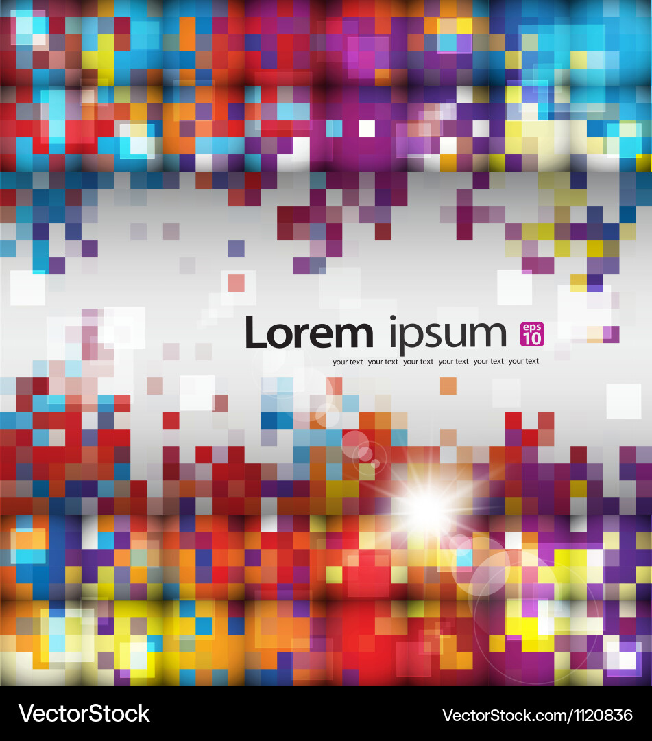 Abstract mosaic Royalty Free Vector Image - VectorStock