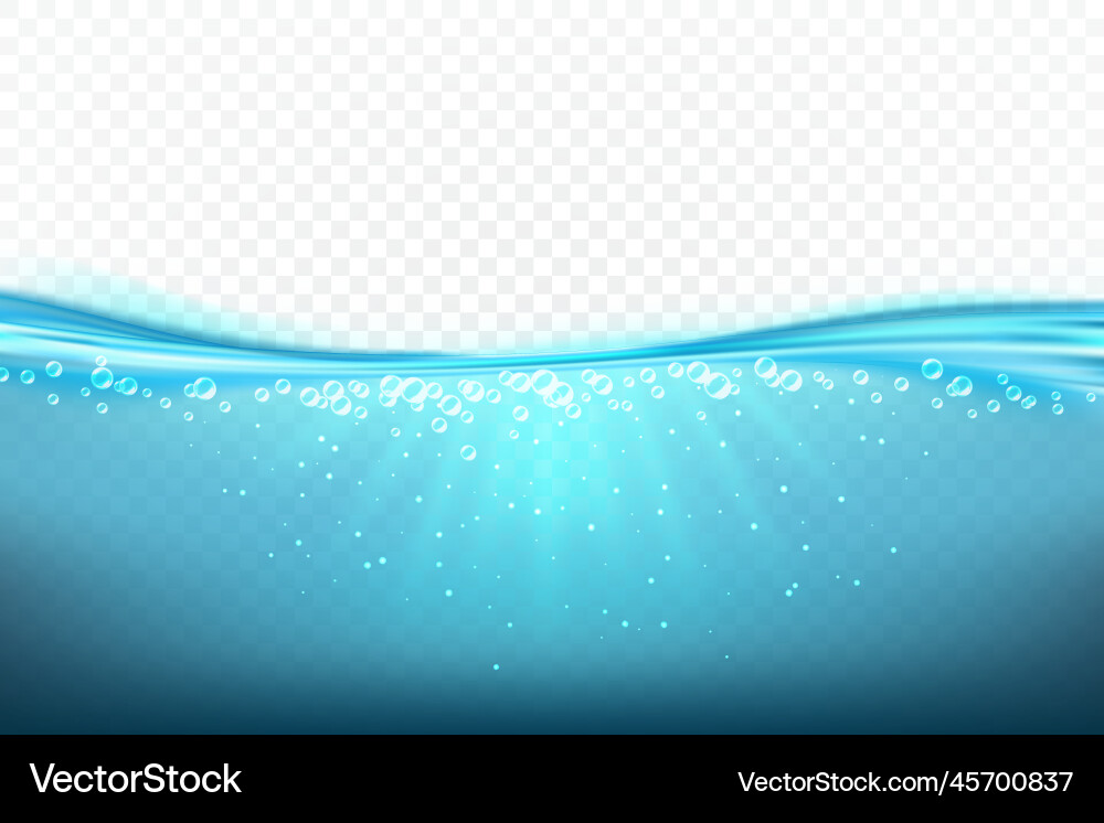 Blue Ocean Wave Surface – Royalty-Free Vector | VectorStock