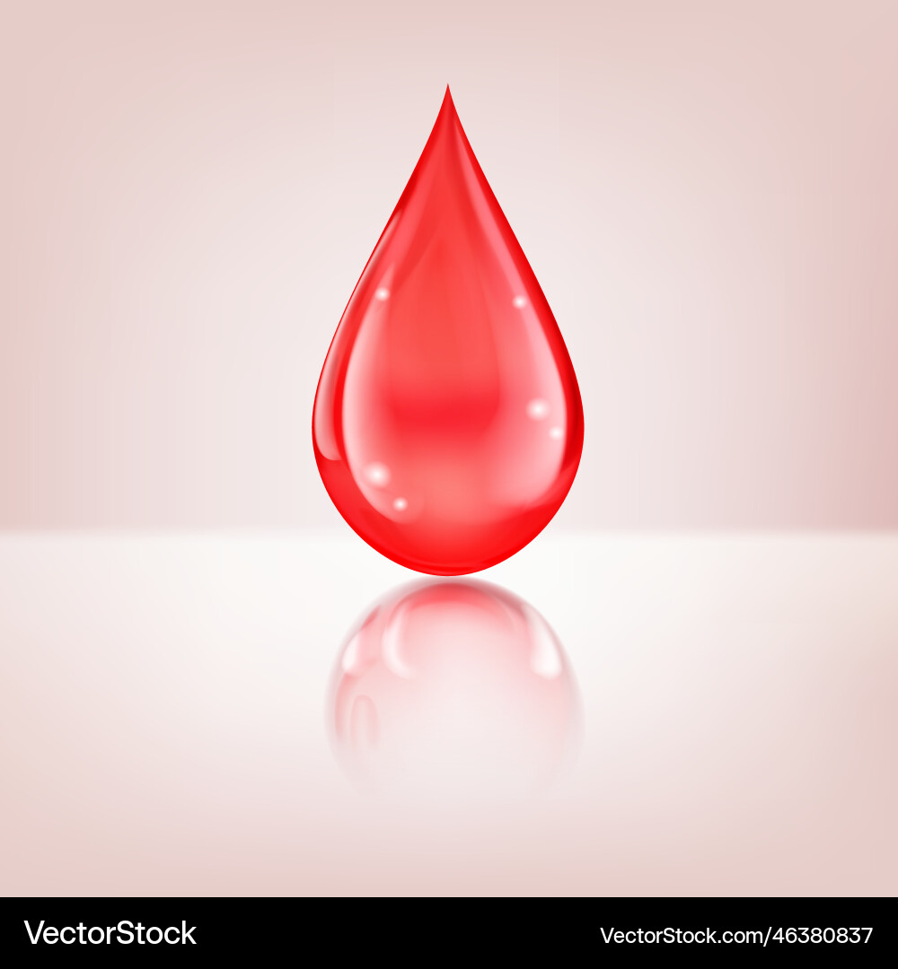 One big drop Royalty Free Vector Image - VectorStock