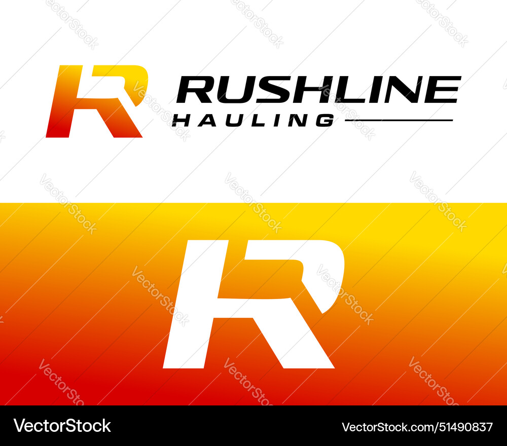 Rh logo Royalty Free Vector Image - VectorStock