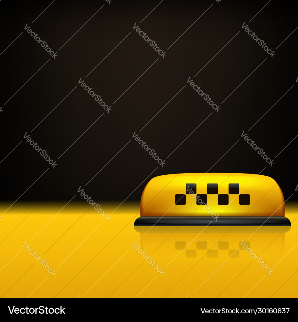Taxi background 01 Royalty Free Vector Image - VectorStock