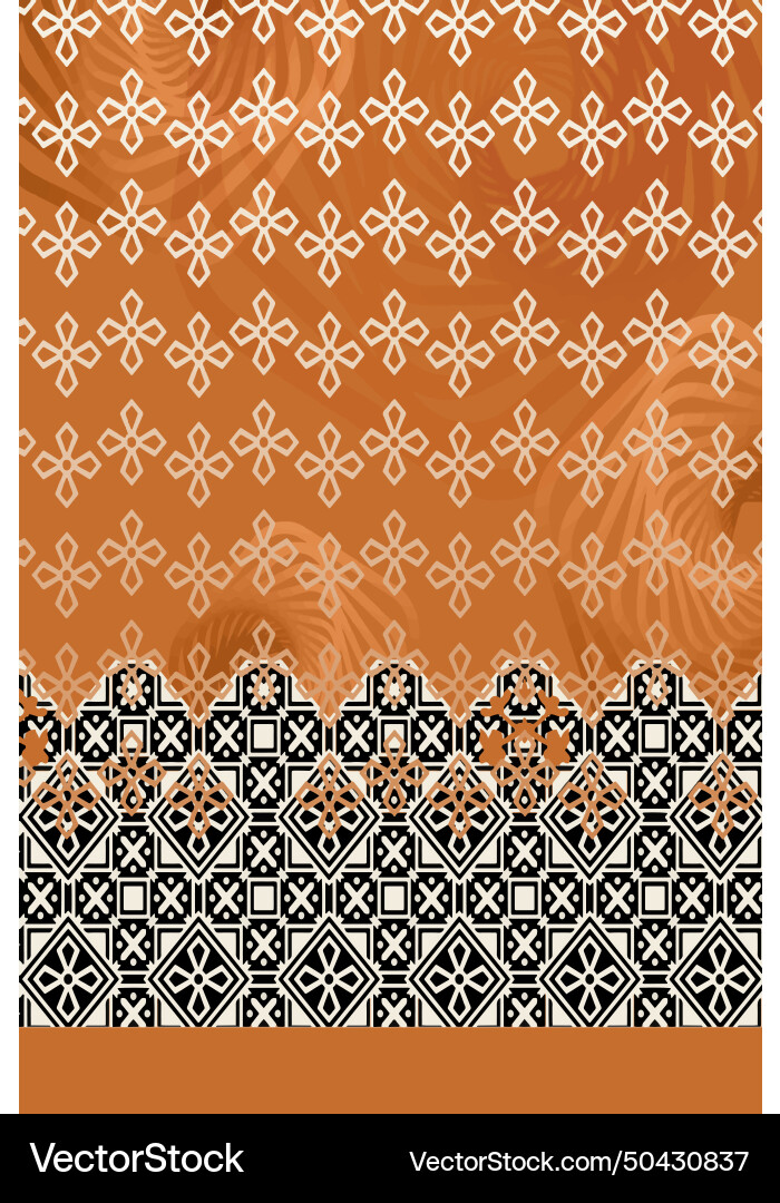 Textile digital design fabric print wallpaper Vector Image