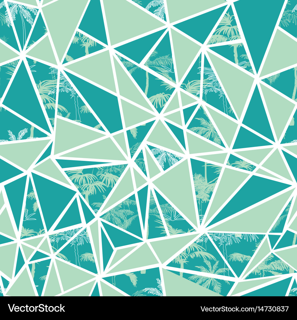 Tropical Triangles Pattern Royalty Free Vector Image