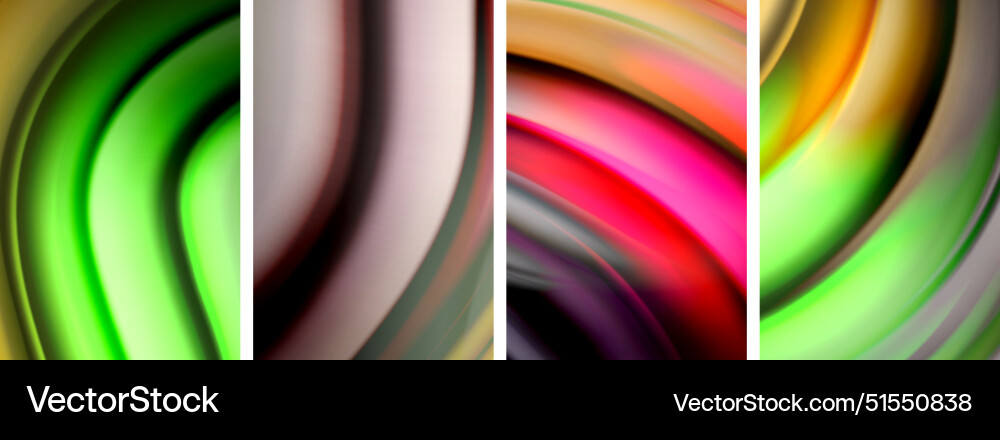 Blurred color line backgrounds Royalty Free Vector Image