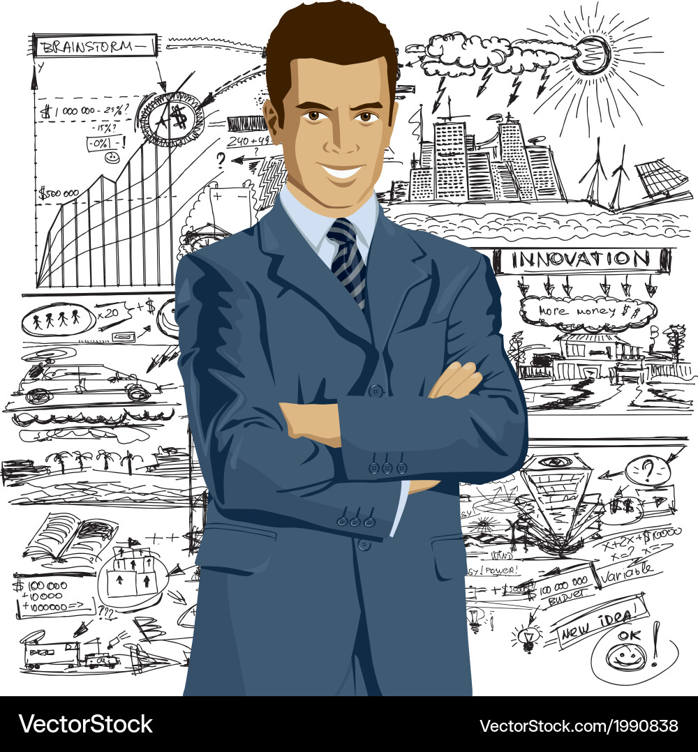 Entrepreneur Royalty Free Vector Image - VectorStock