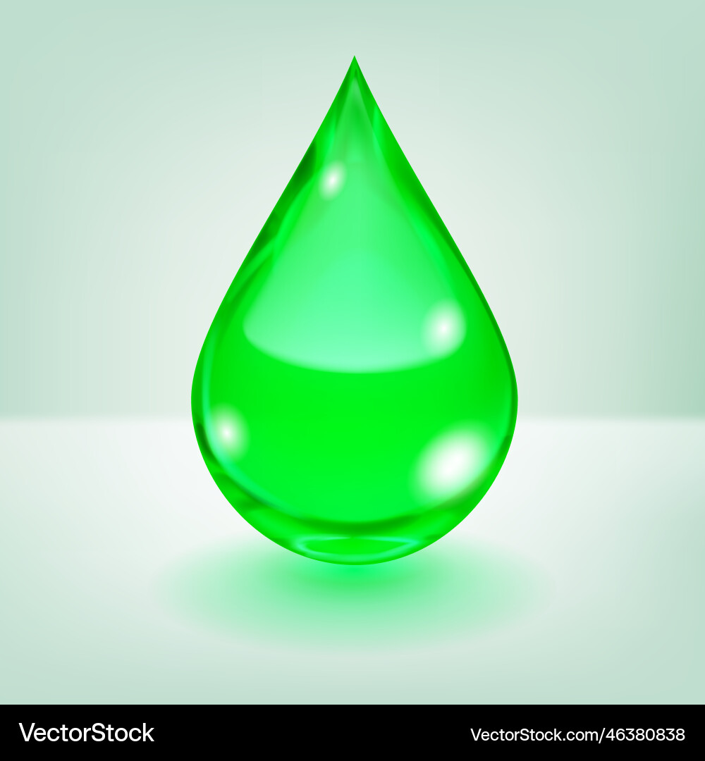 One big drop Royalty Free Vector Image - VectorStock
