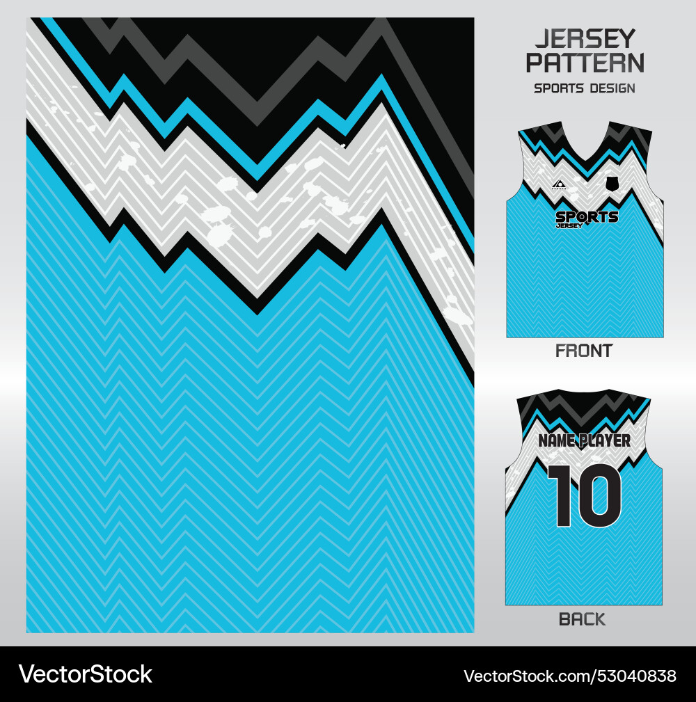 Pattern sports shirt background imagelightning Vector Image