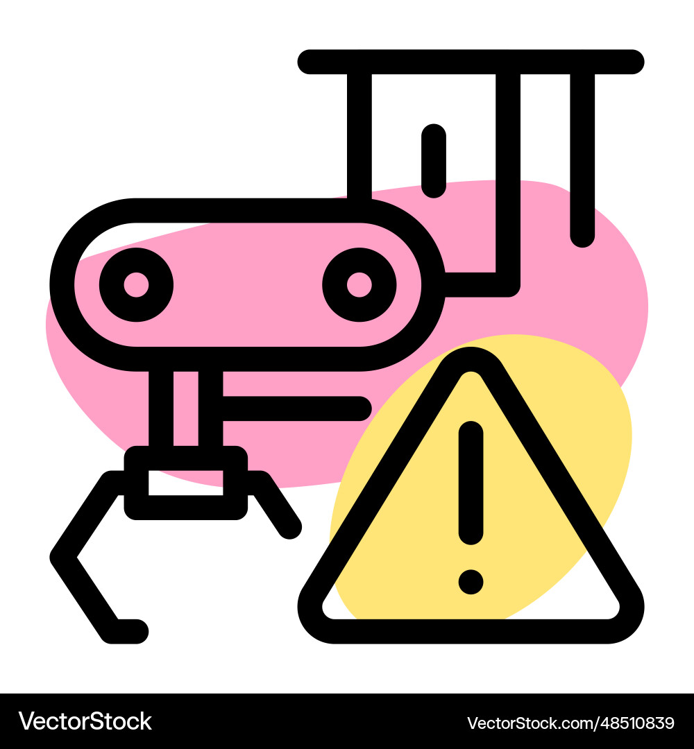 Defect detecting in a manufacturing machine Vector Image